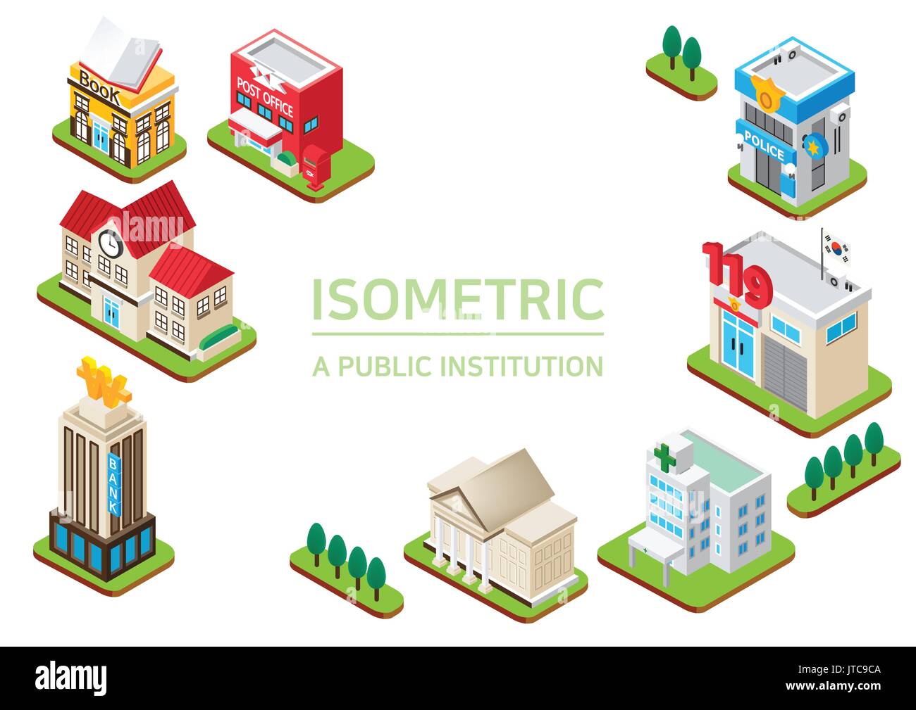 Police and fire station city Cut Out Stock Images & Pictures - Alamy