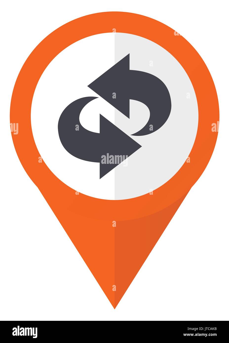Round location indicator hi-res stock photography and images - Alamy