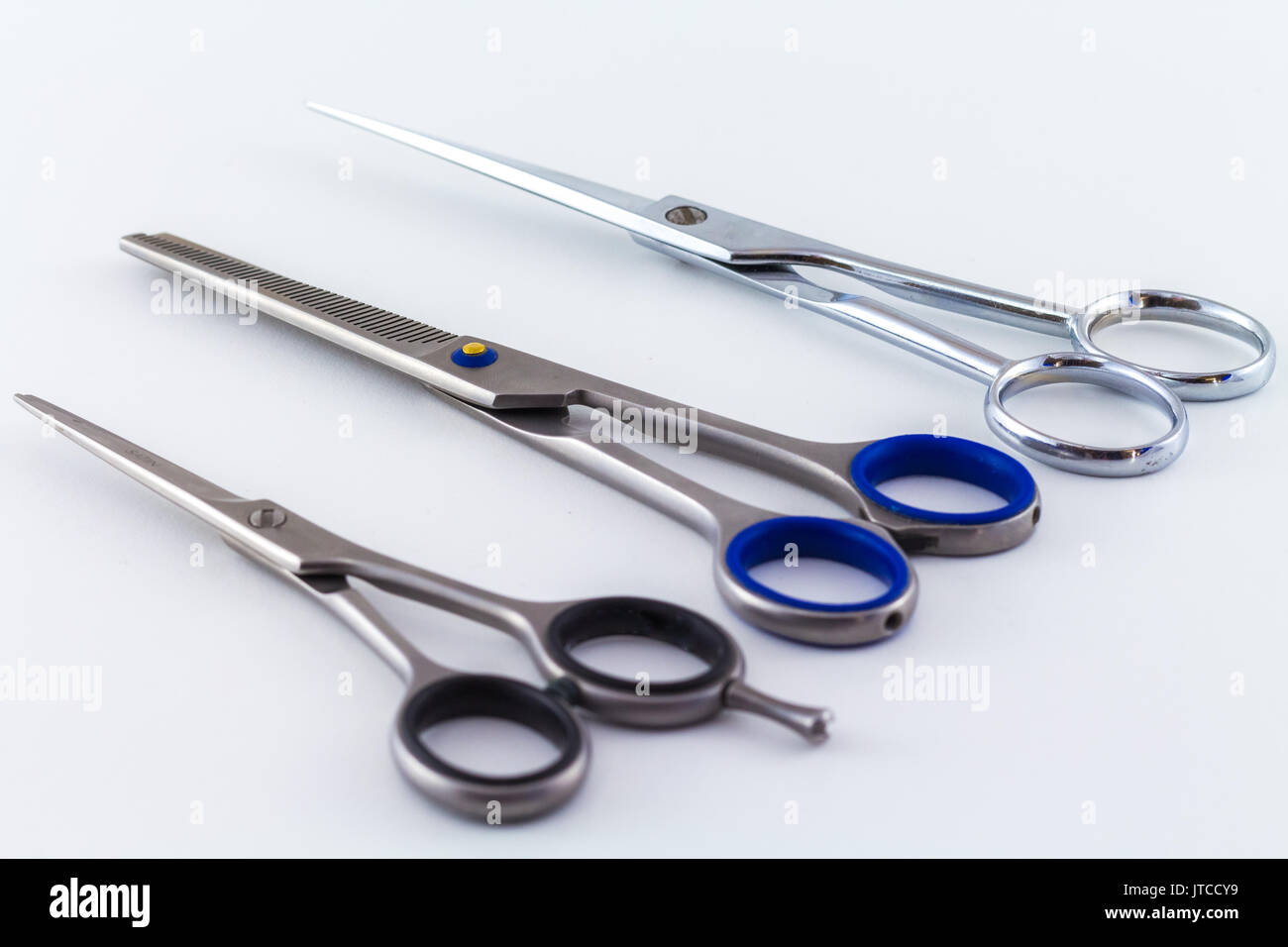 scissors professional isolated on white background Stock Photo - Alamy