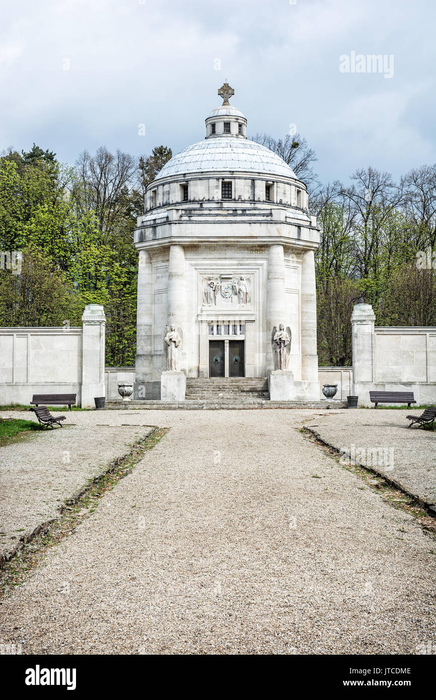 Mausoleum of The Andrassy family near castle Krasna Horka, Slovak ...