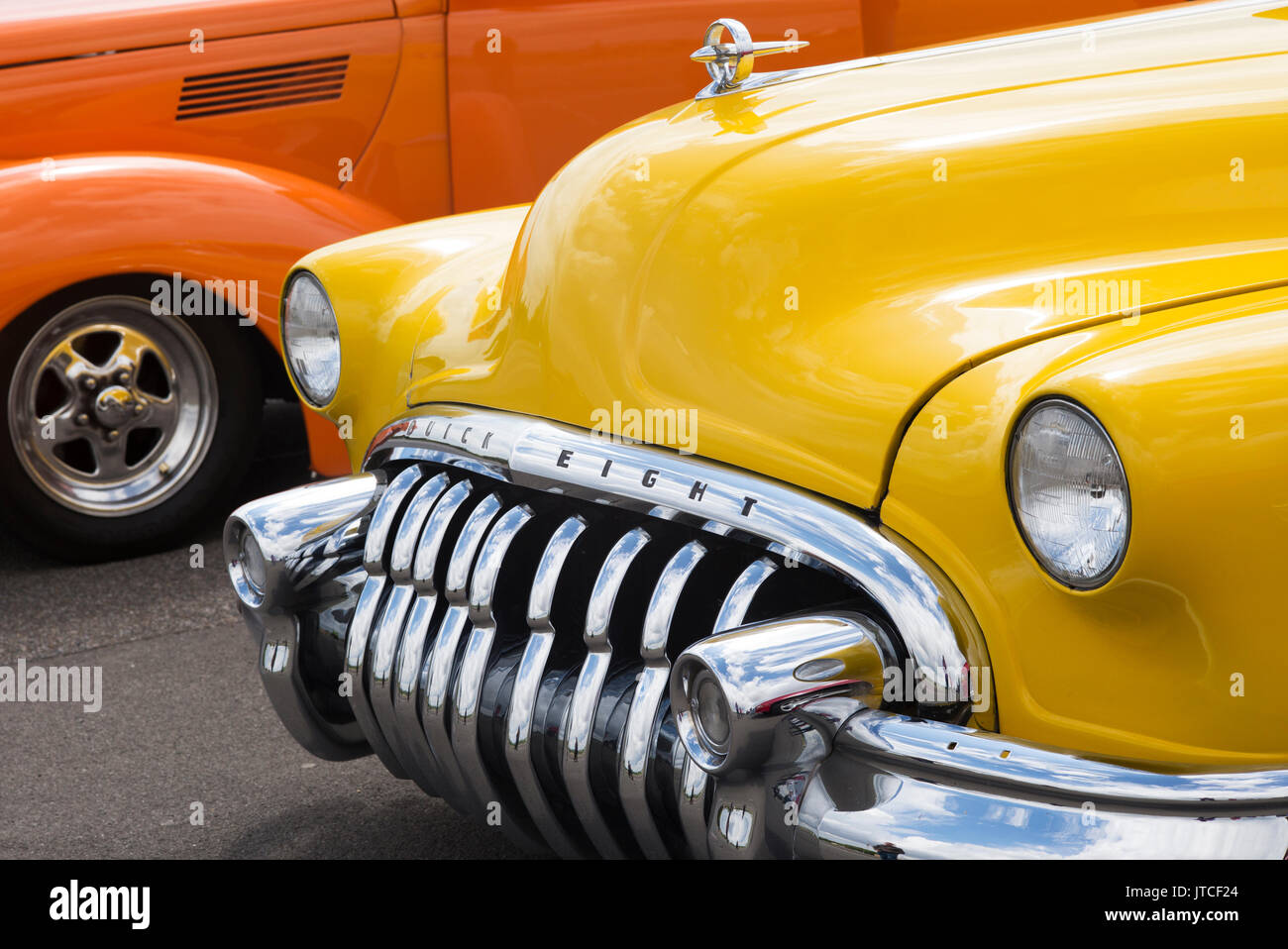1950 Buick Eight 'Chopped and Dropped' Custom Car at an american car ...