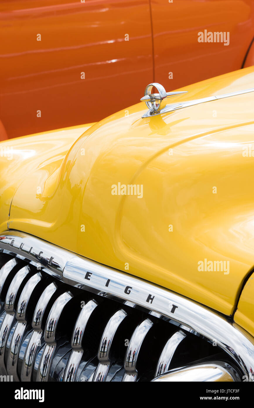 1950 Buick Eight 'Chopped and Dropped' Custom Car at an american car ...