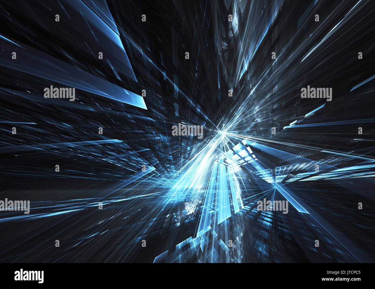 Abstract technology illustration, 3D illustration Stock Photo - Alamy