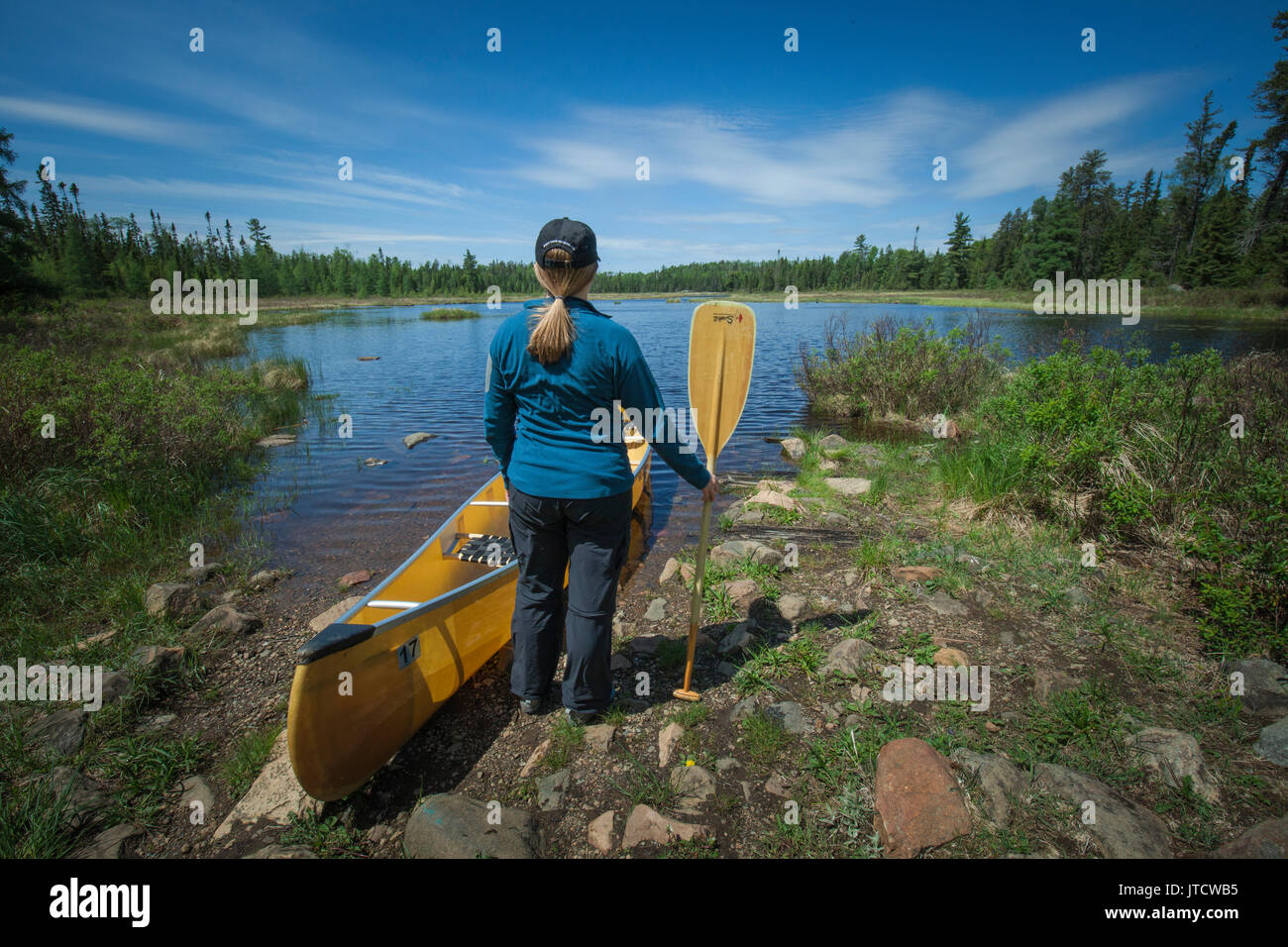 Boundary waters wilderness canoe area hi-res stock photography and ...