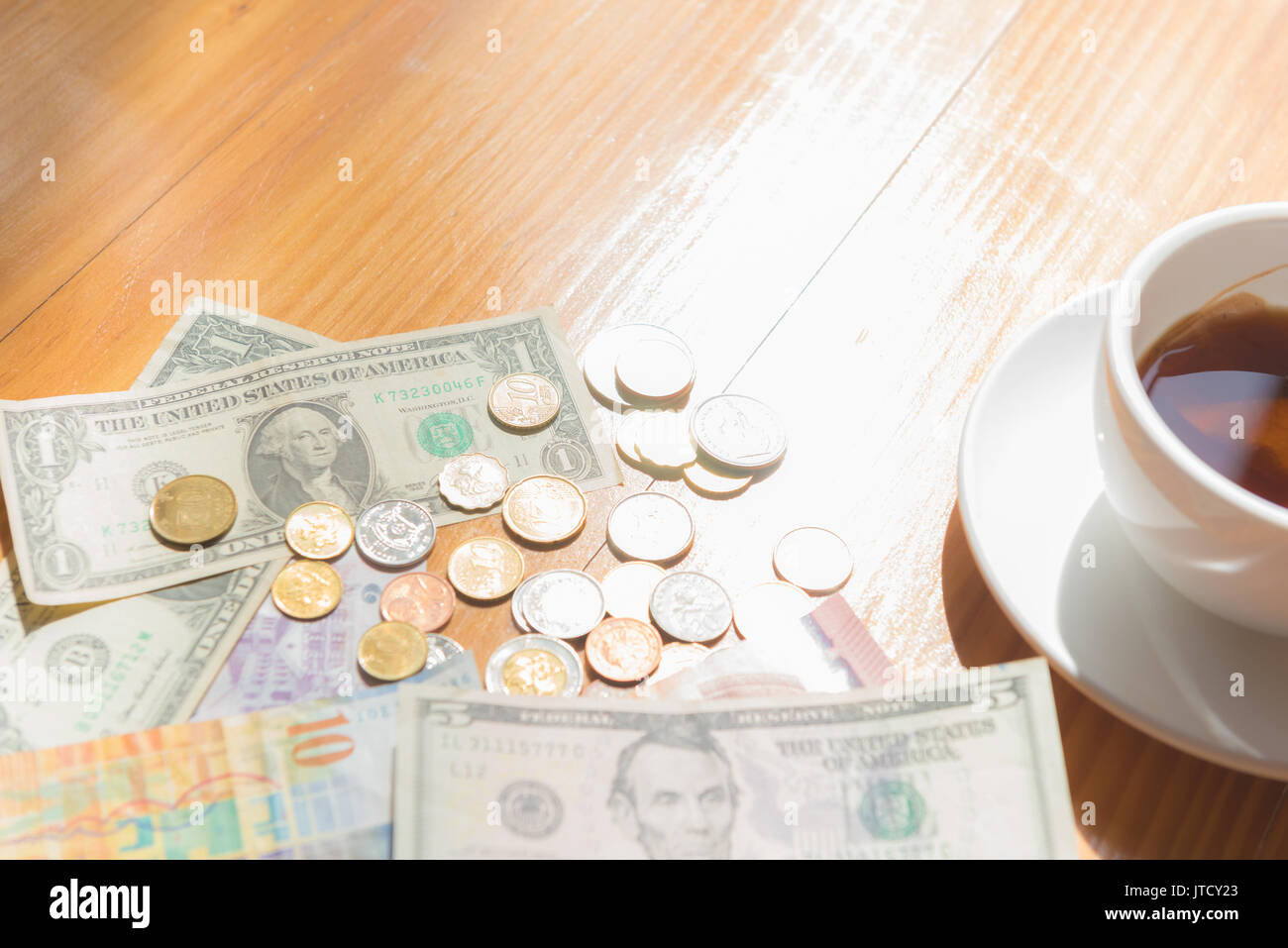 Tickets passport money hi-res stock photography and images - Alamy