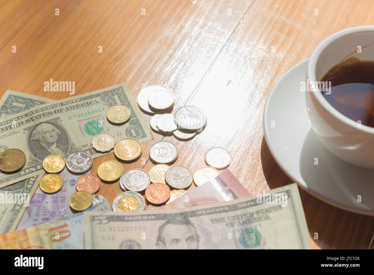 Tickets passport money hi-res stock photography and images - Alamy