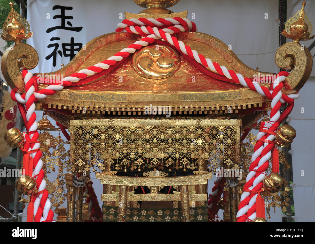 Japan, Osaka, Tenjin Matsuri, festival, Tenmangu Shrine, mikoshi ...