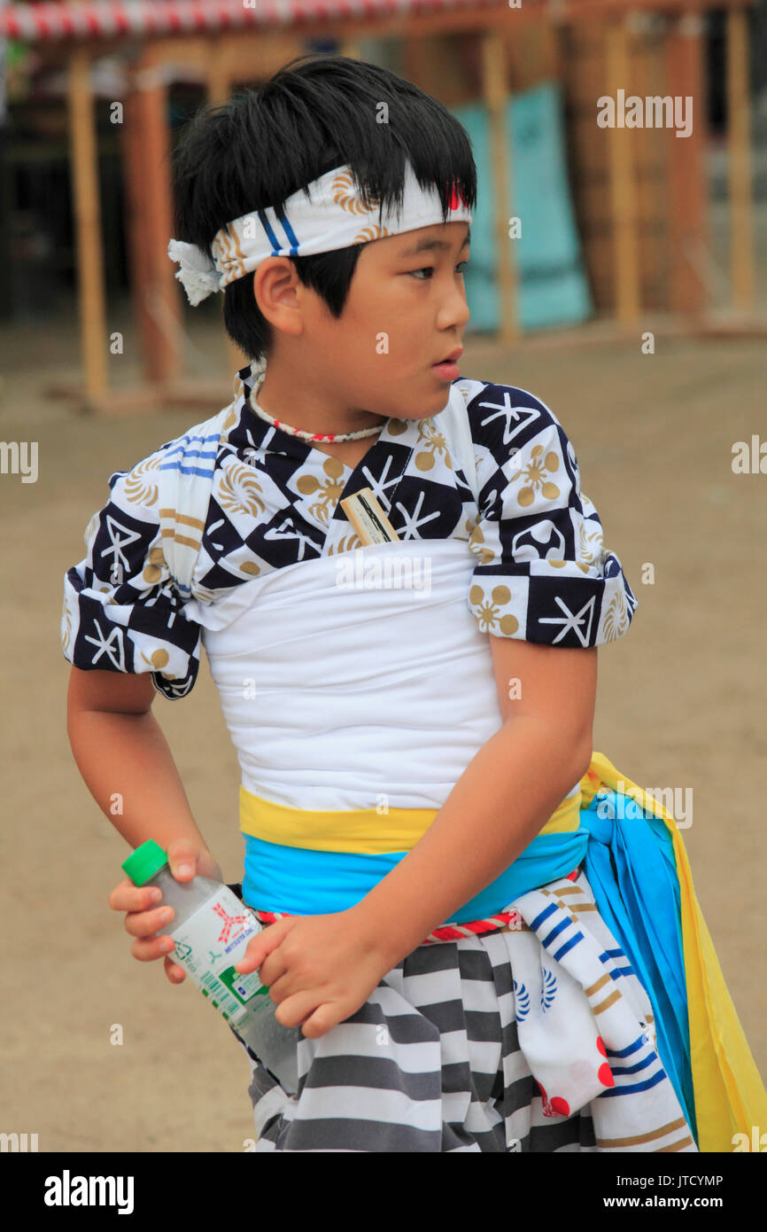 Japan, Osaka, Tenjin Matsuri, festival, people, boy Stock Photo - Alamy
