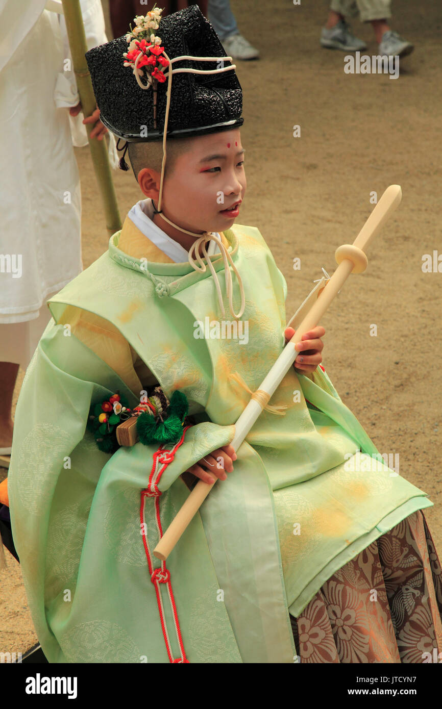 Japan, Osaka, Tenjin Matsuri, festival, Chigo, sacred child Stock Photo ...