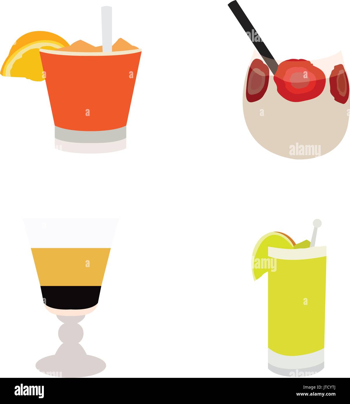 Set of cocktails Stock Vector Image & Art - Alamy