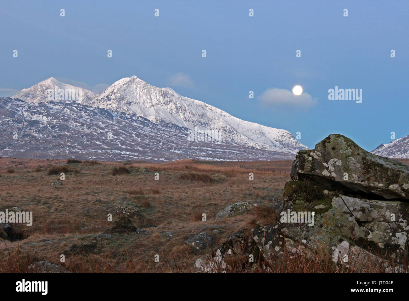 Snowdon after snowfall Stock Photo - Alamy