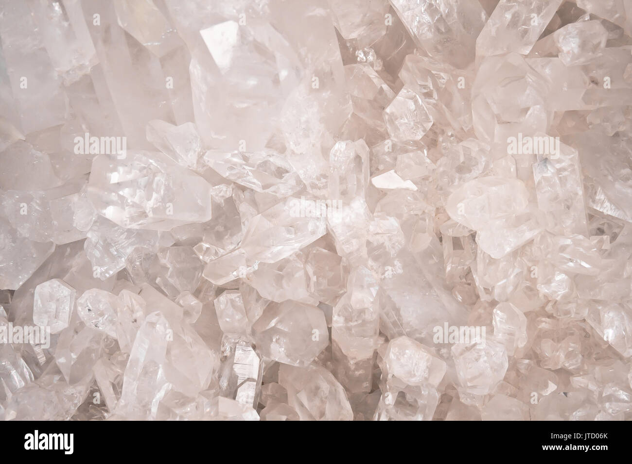 White Quartz Crystal Stock Photo - Alamy