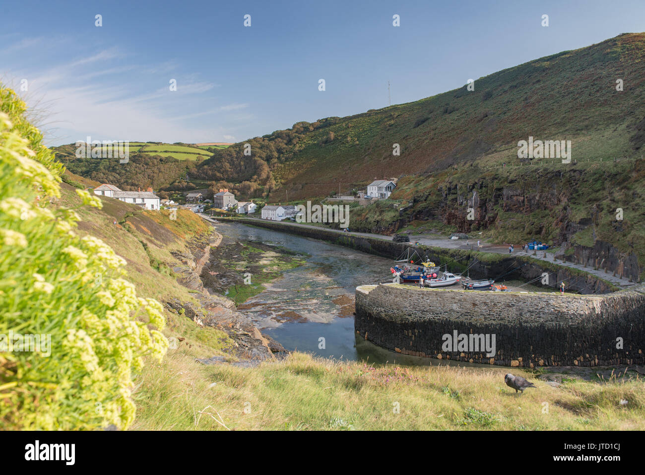 Boscastle coast town cornwall england hi-res stock photography and ...