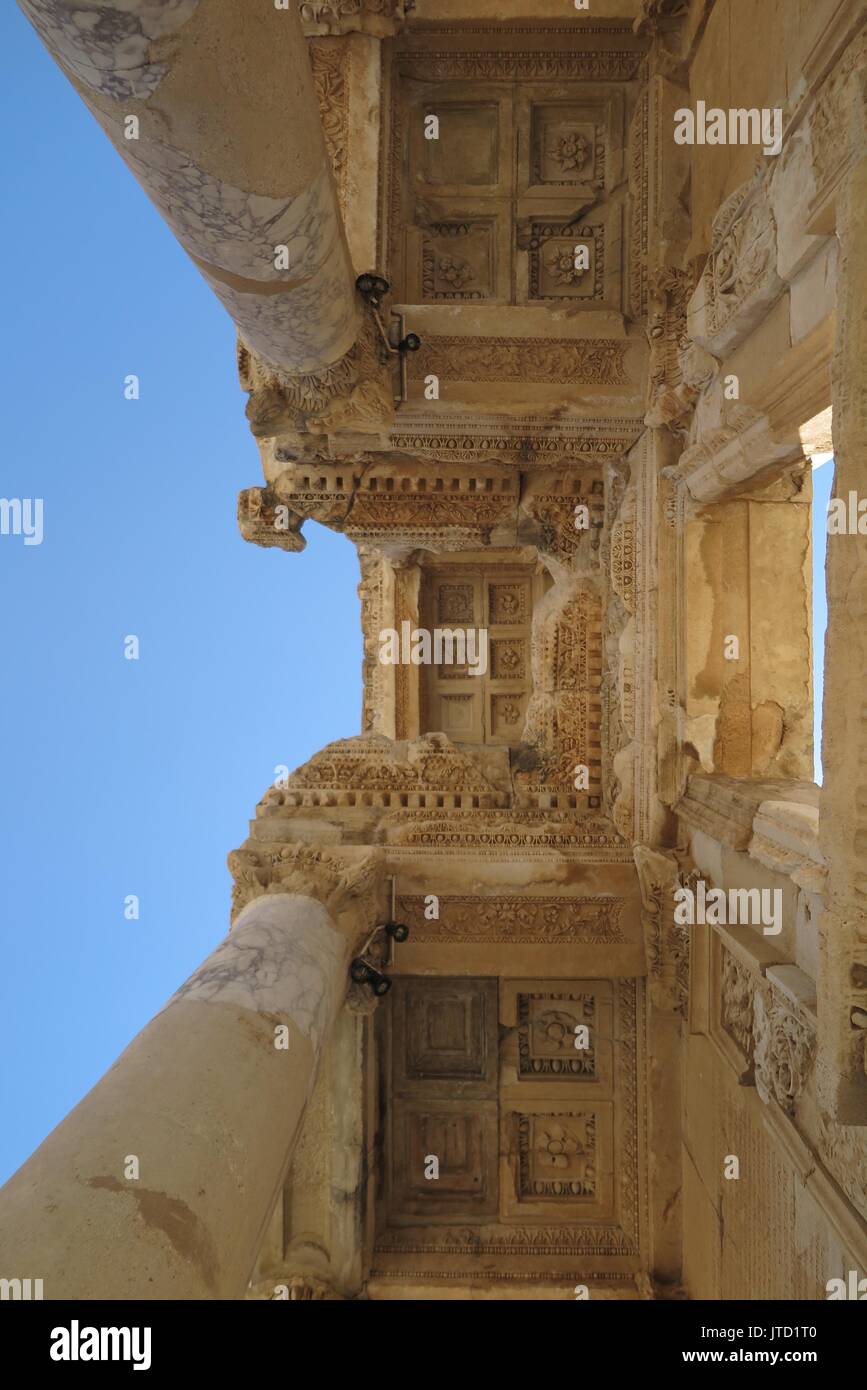 Archeological building detail in Turkey. Travel to Ephesus Stock Photo ...