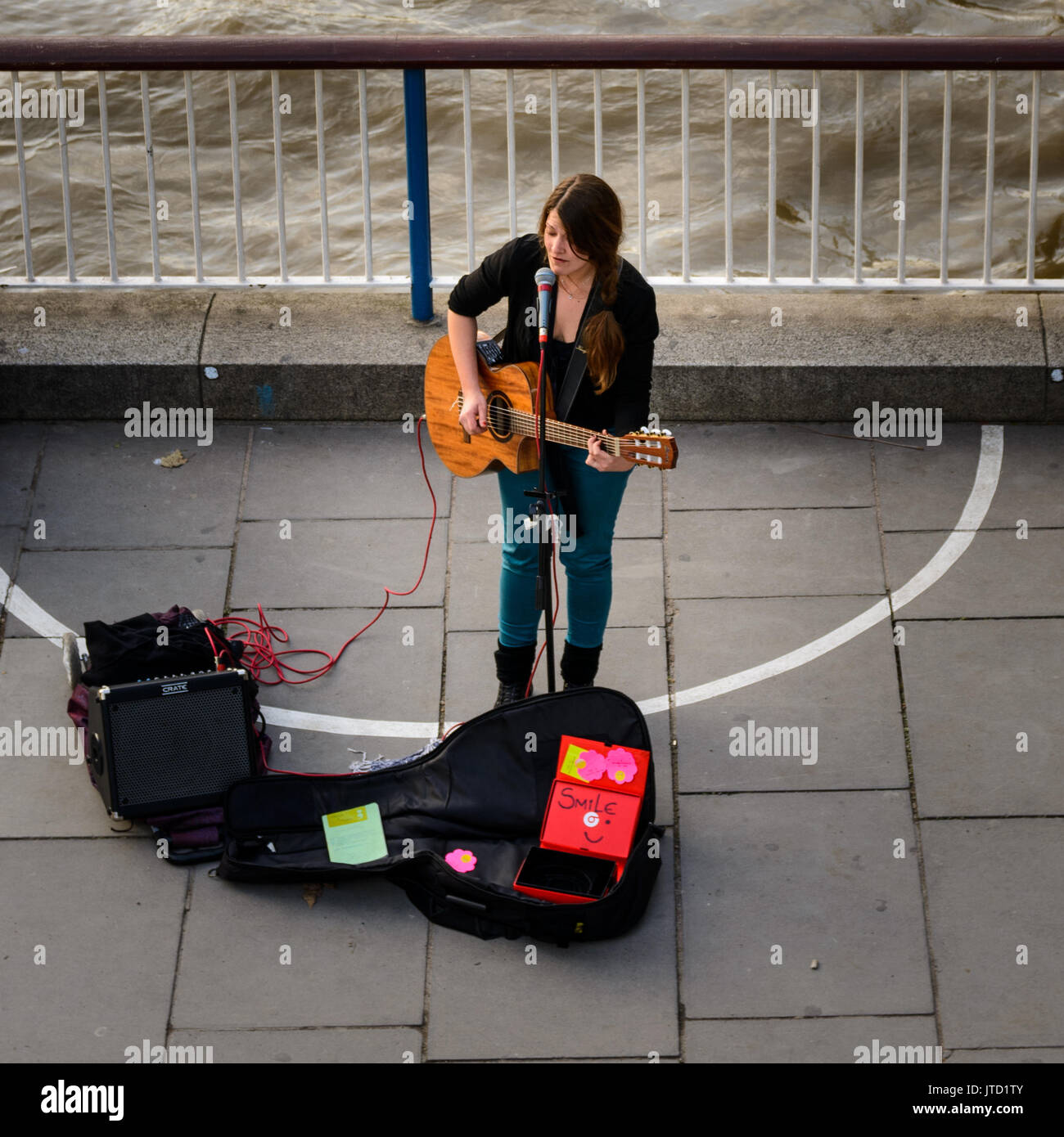 Busking spot hi-res stock photography and images - Alamy