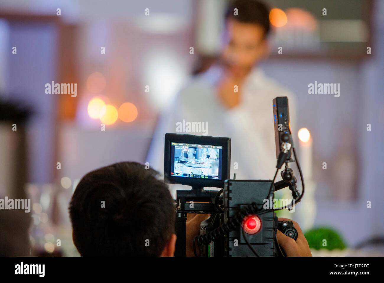 People, filming, program, studio Stock Photo - Alamy