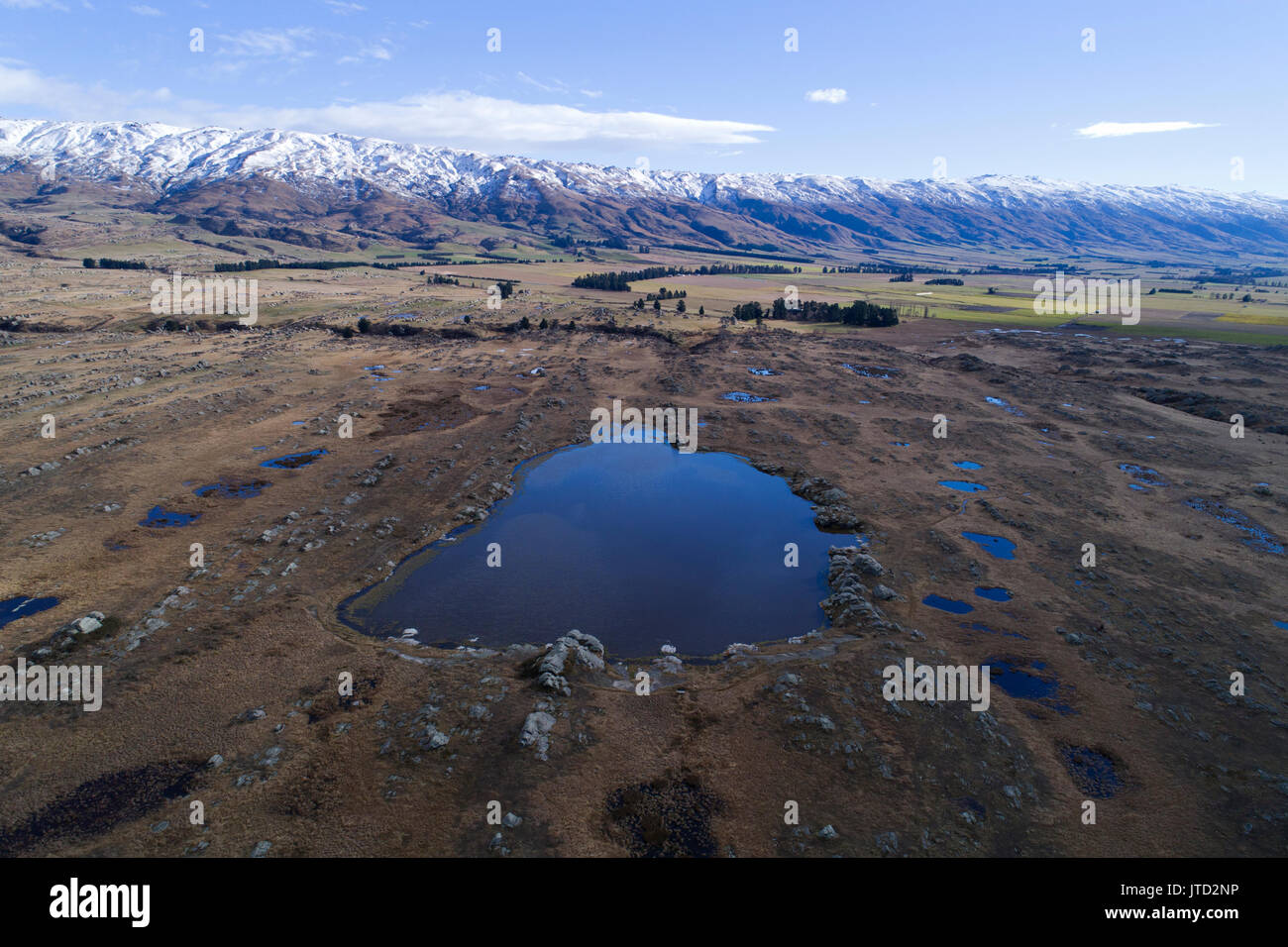 Sutton Salt Lake, and Rock and Pillar Range, Sutton, near Middlemarch ...