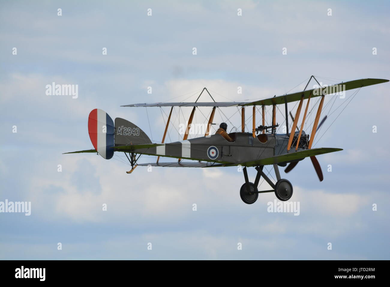 BE2 first world war classic airplane at Shuttleworth Stock Photo - Alamy