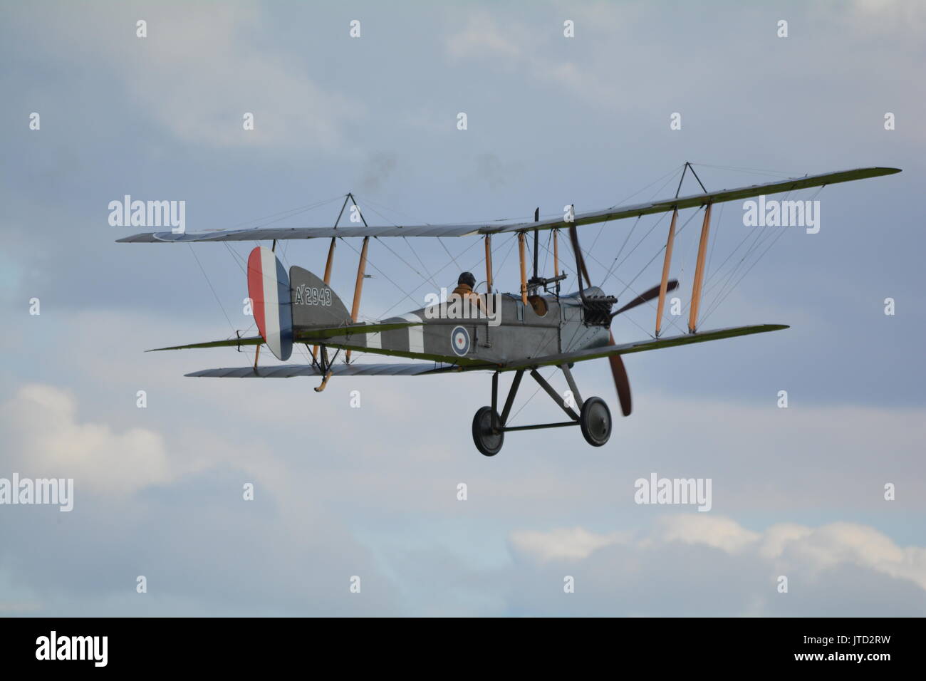 BE2 first world war classic airplane at Shuttleworth Stock Photo - Alamy