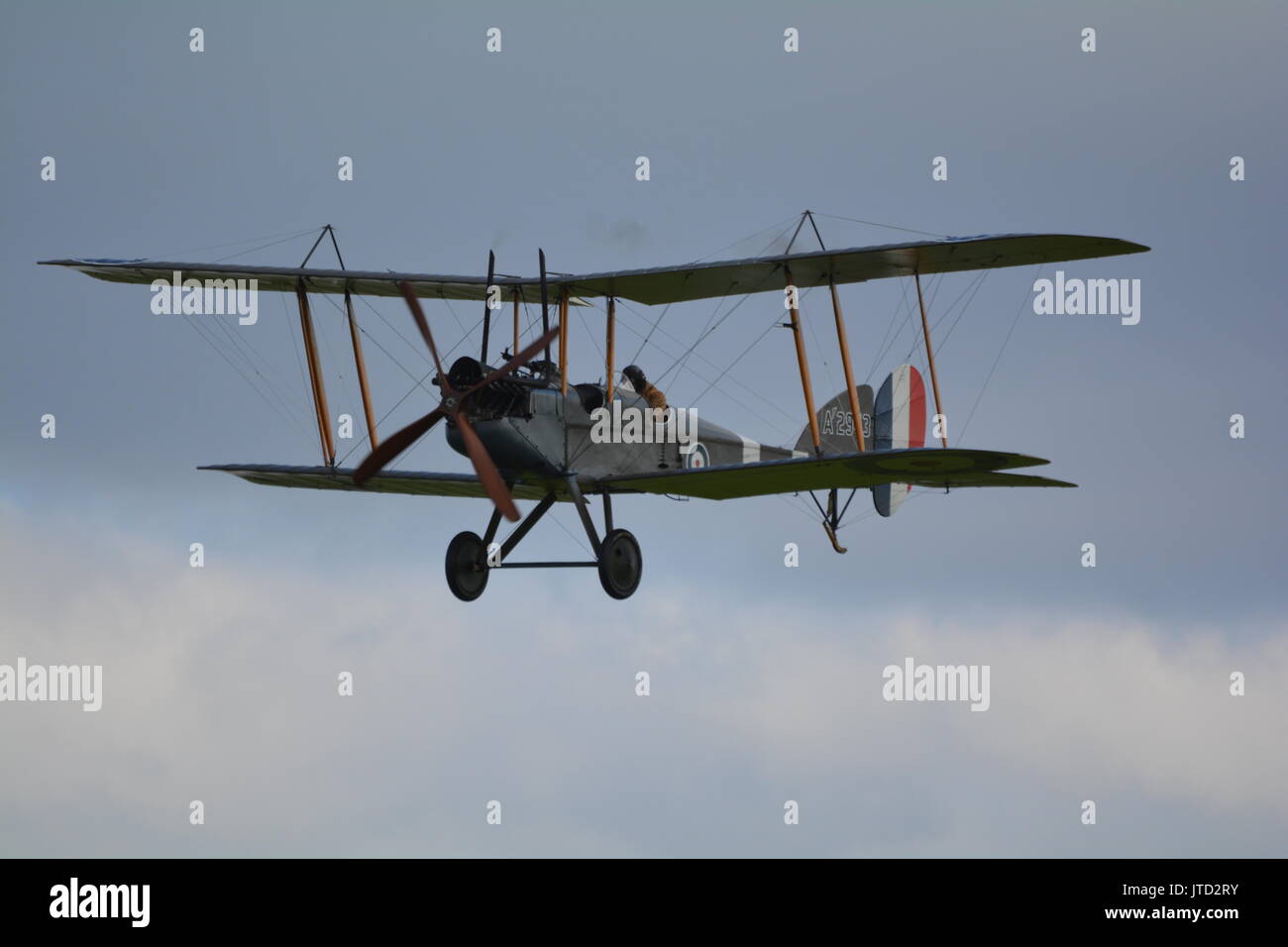 BE2 first world war classic airplane at Shuttleworth Stock Photo - Alamy