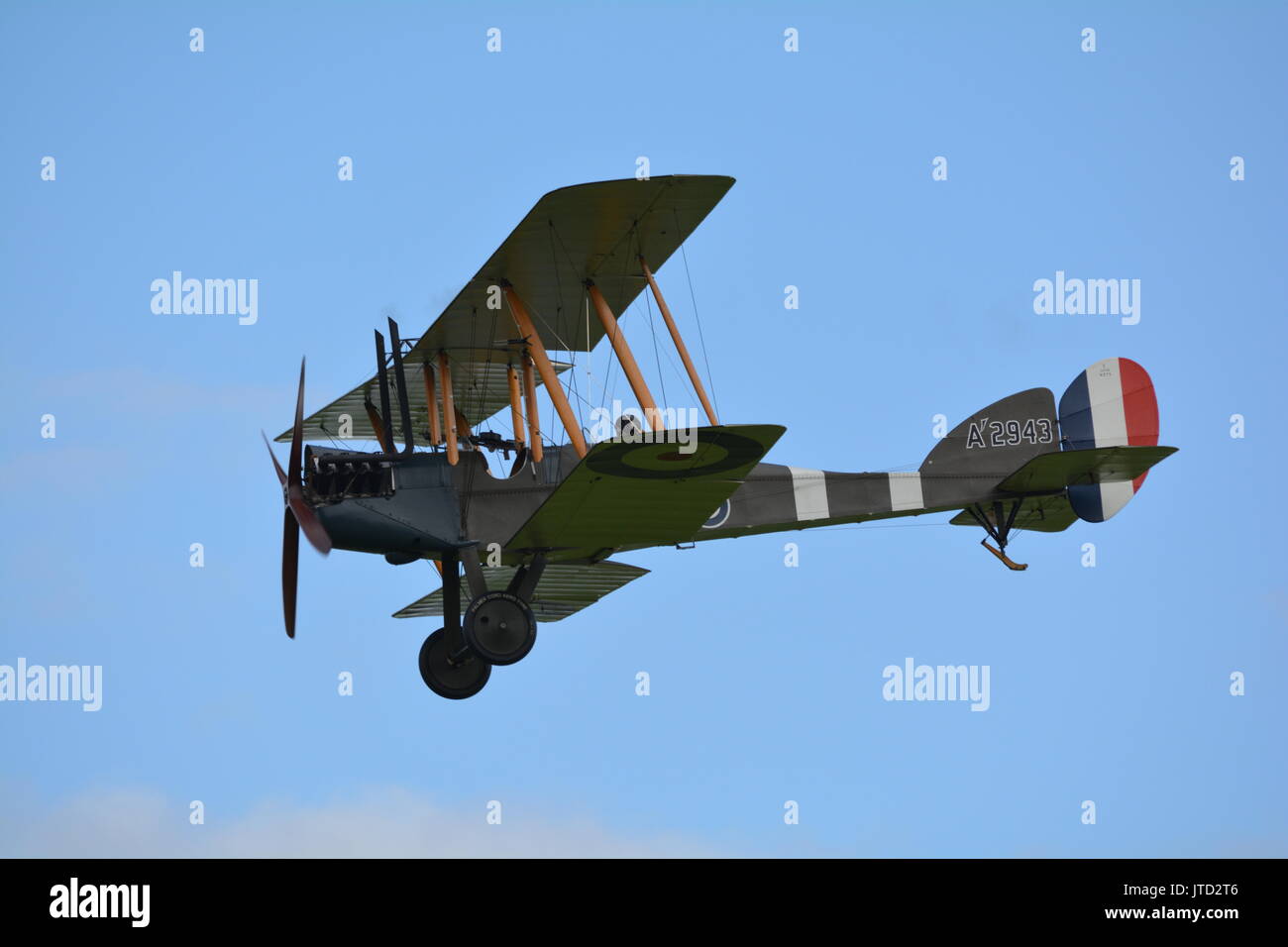 BE2 first world war classic airplane at Shuttleworth Stock Photo - Alamy