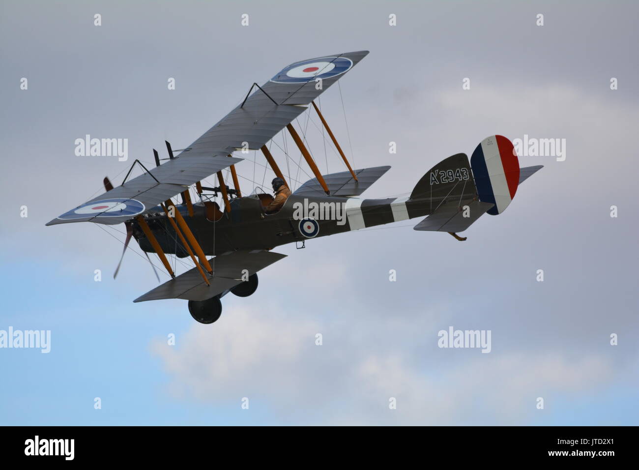 BE2 first world war classic airplane at Shuttleworth Stock Photo - Alamy