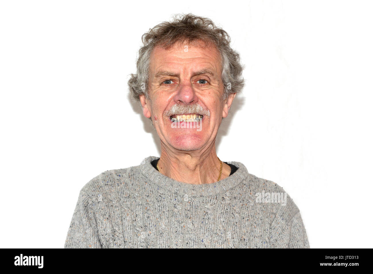 Portrait of a man grinning Surrey England Stock Photo - Alamy