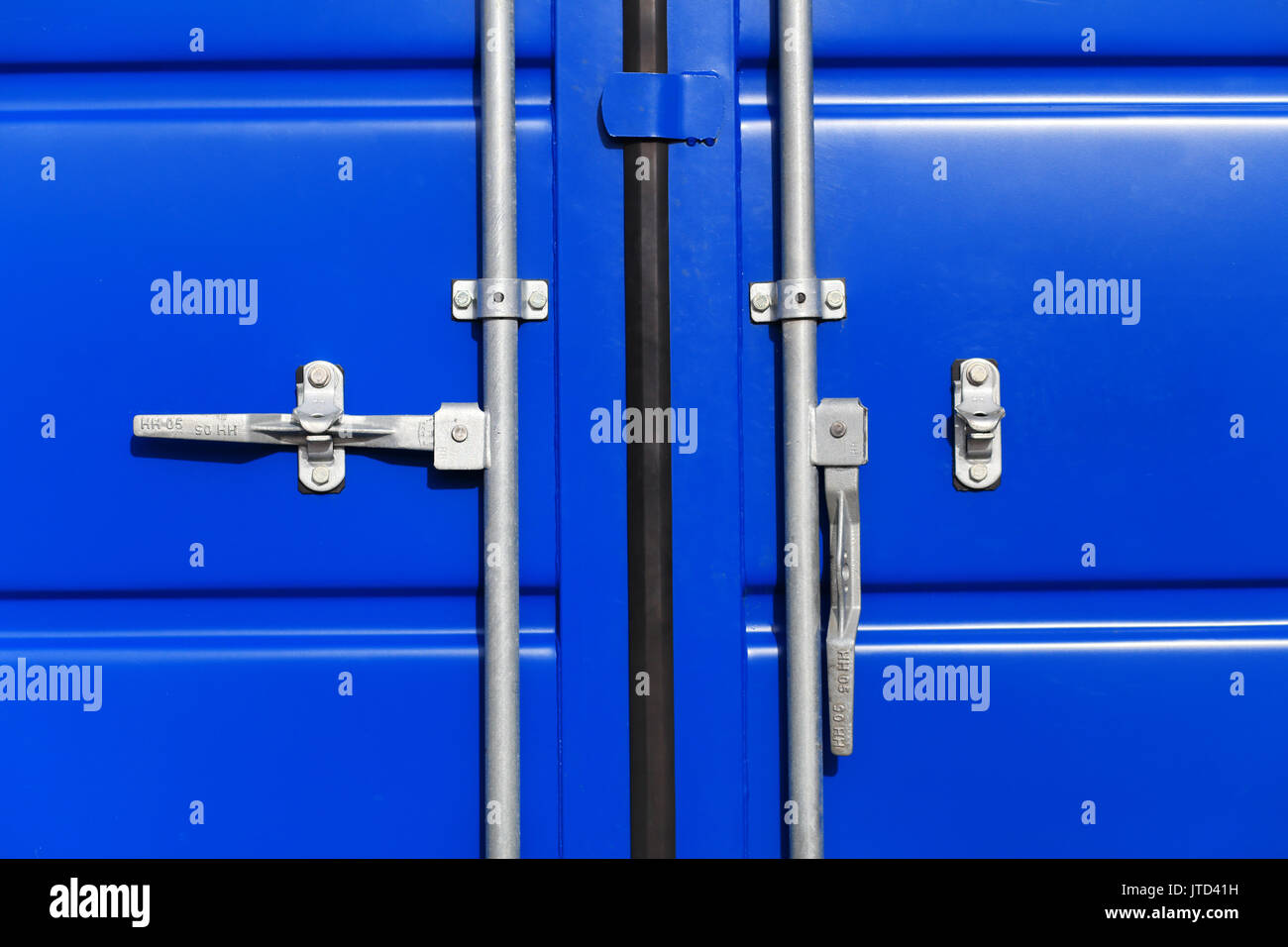 Steel locks of cargo container closeup. Container locks close-up Stock ...