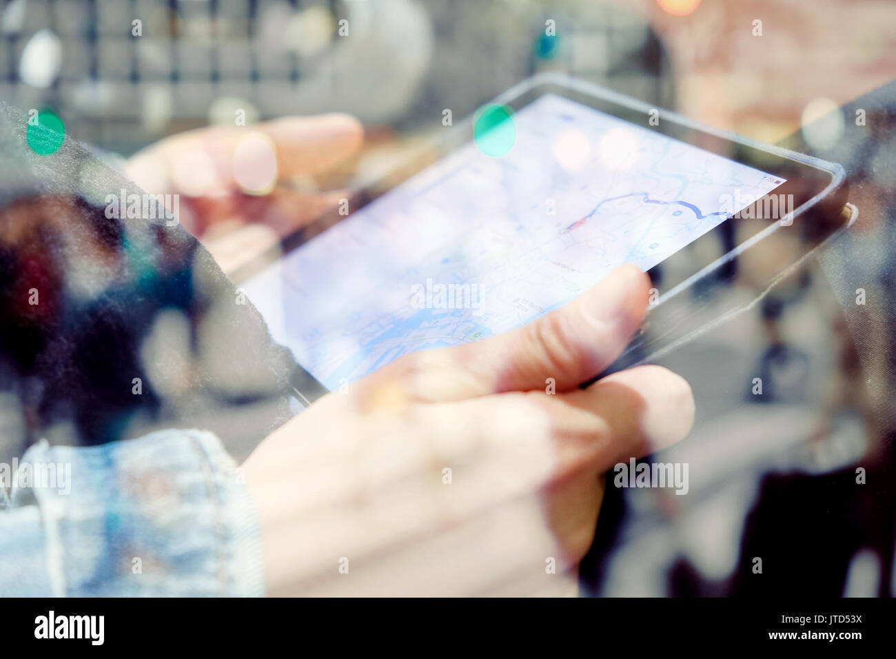 Digital devices on the move hi-res stock photography and images - Alamy