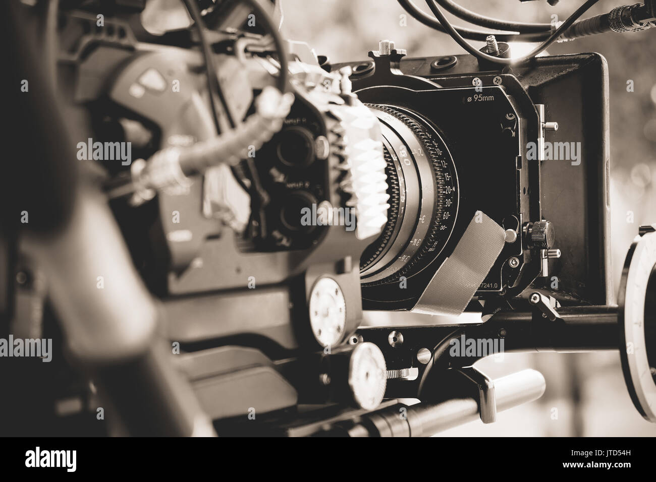 detail of Professional digital video camera Stock Photo - Alamy