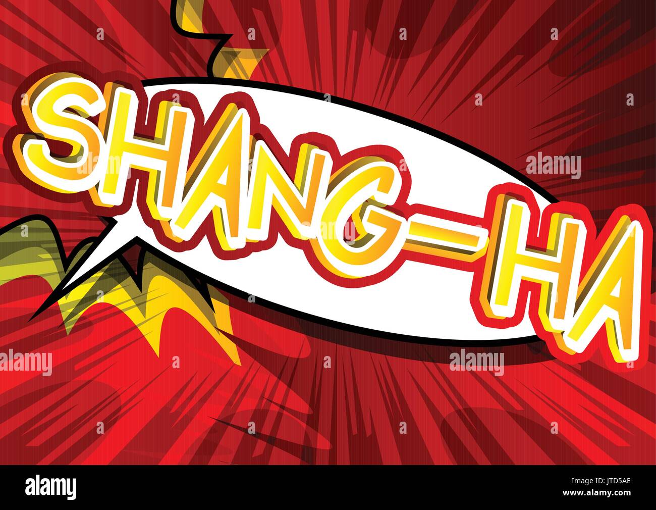 Shang-ha - Vector illustrated comic book style expression Stock Vector ...