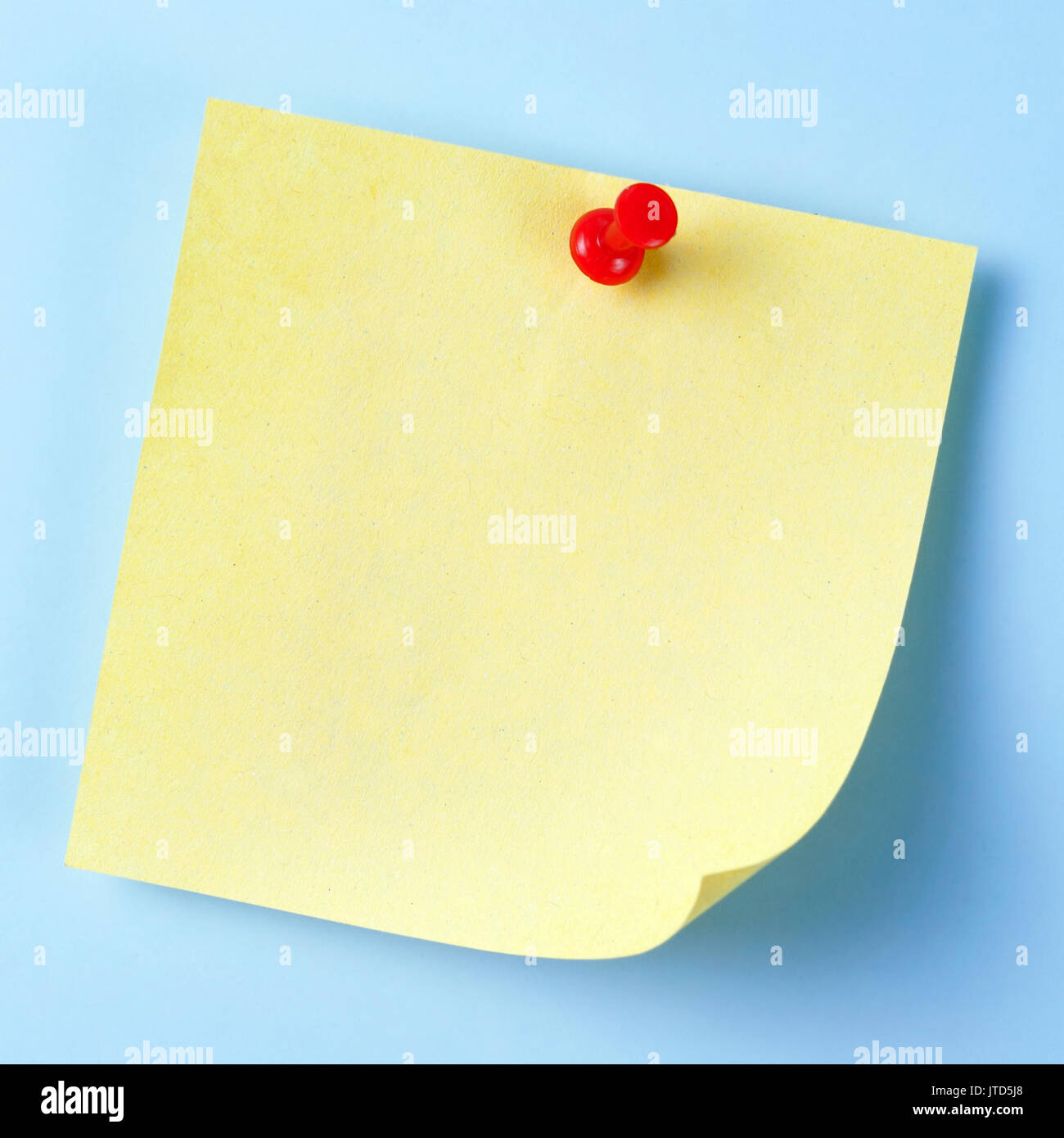 paper for important reminders on a blue background Stock Photo - Alamy