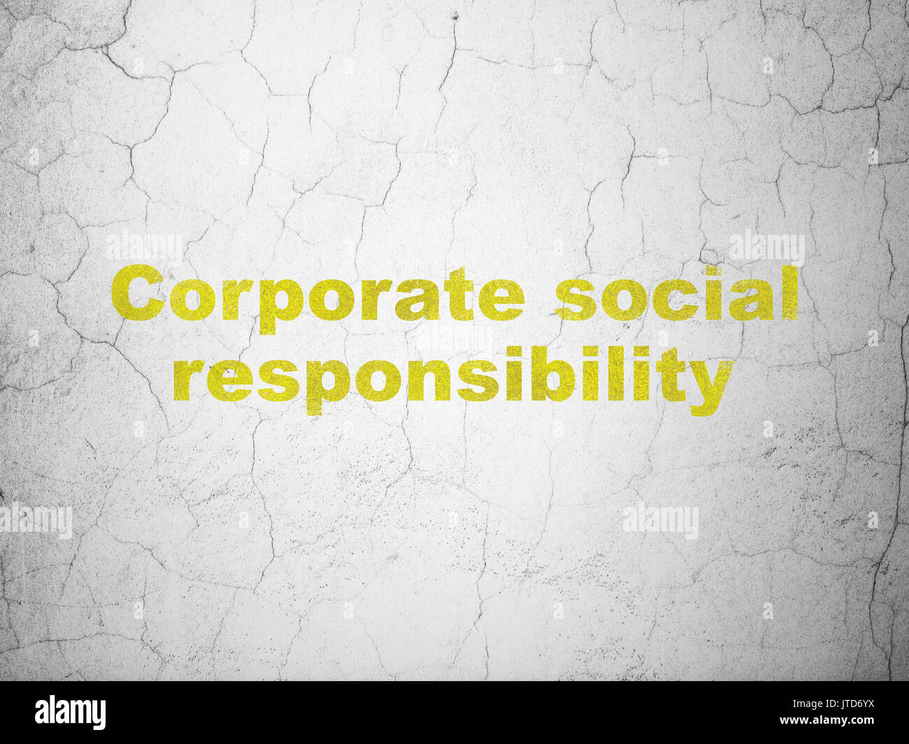 Business concept: Corporate Social Responsibility on wall background ...
