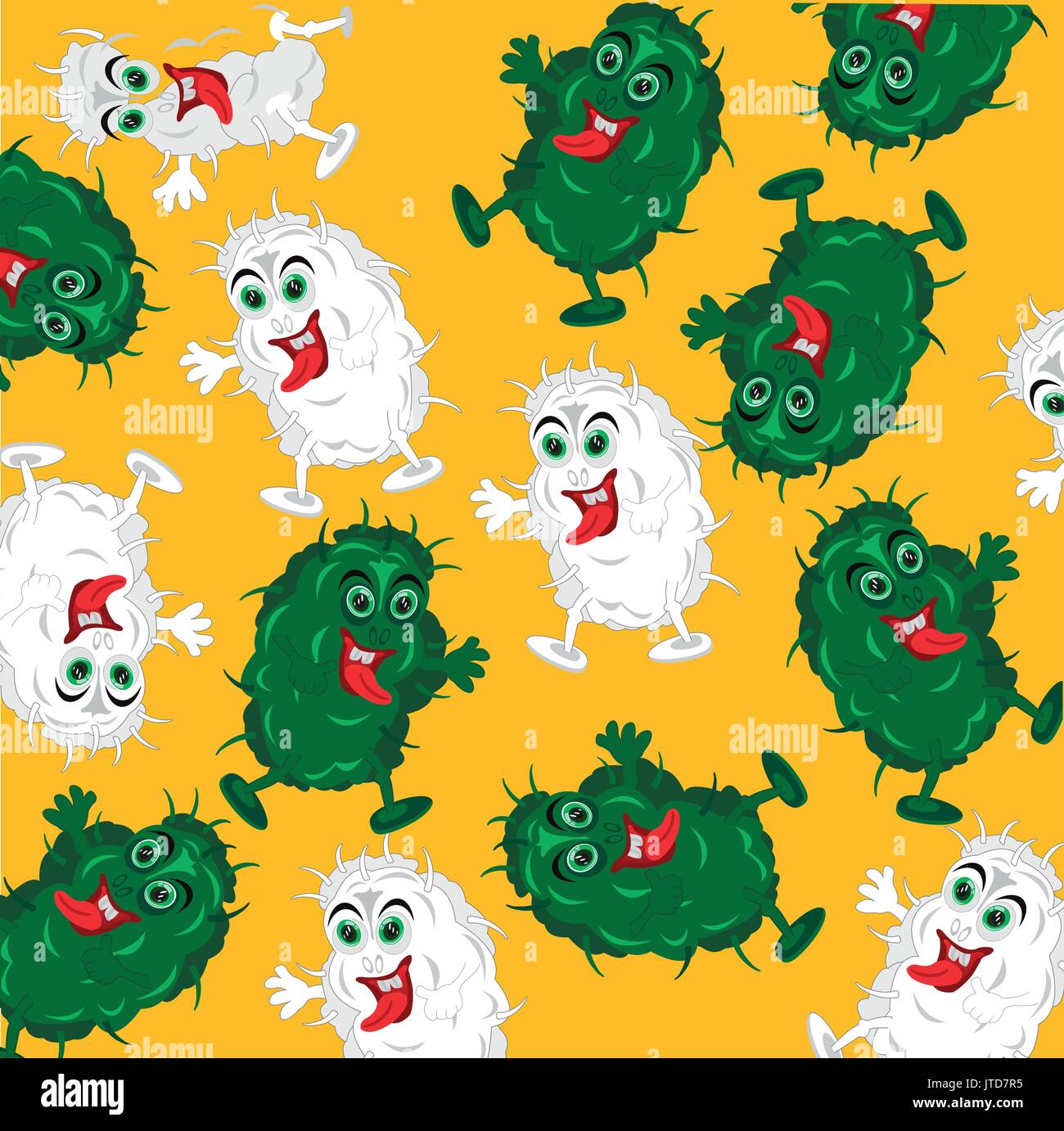 Background from bacteria Stock Vector Image & Art - Alamy