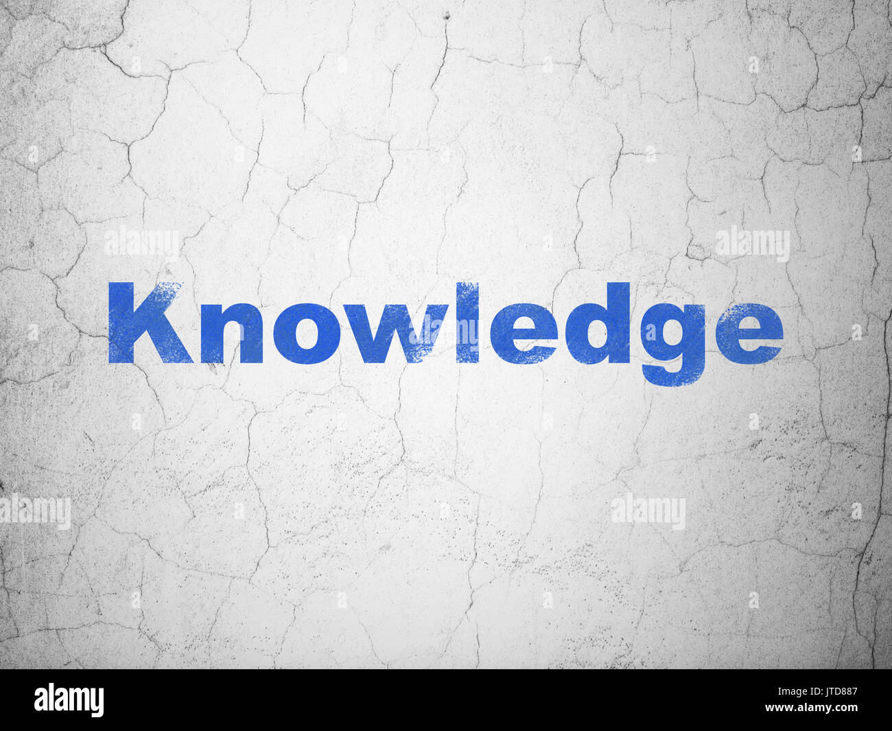 Learning concept: Knowledge on wall background Stock Photo - Alamy
