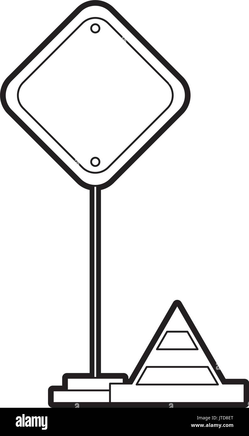 traffic signal with cone Stock Vector Image & Art - Alamy