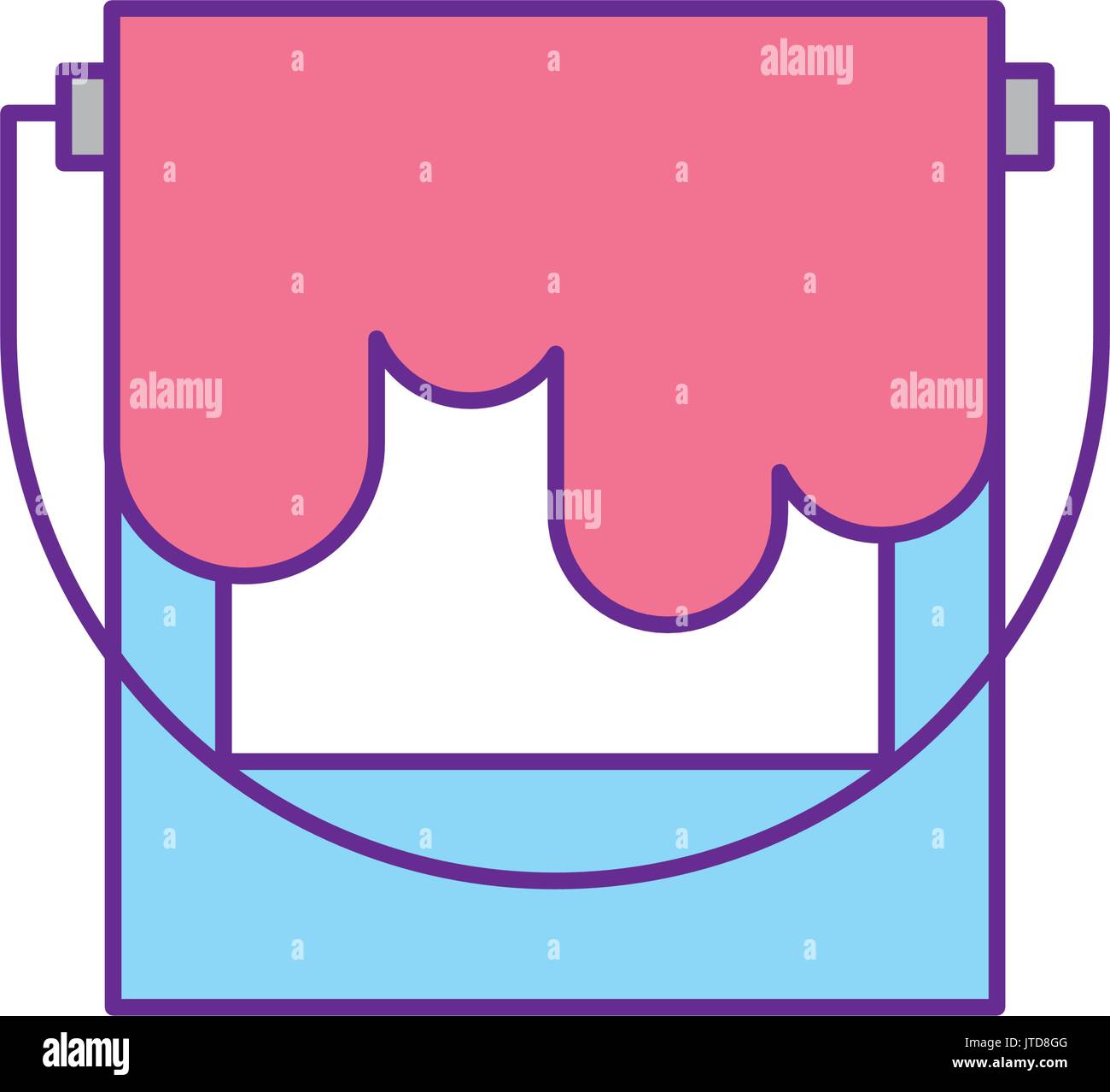 paint pot isolated icon Stock Vector Image & Art - Alamy