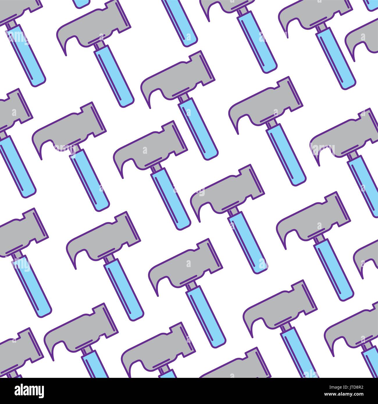 hammer tool pattern background Stock Vector Image & Art - Alamy
