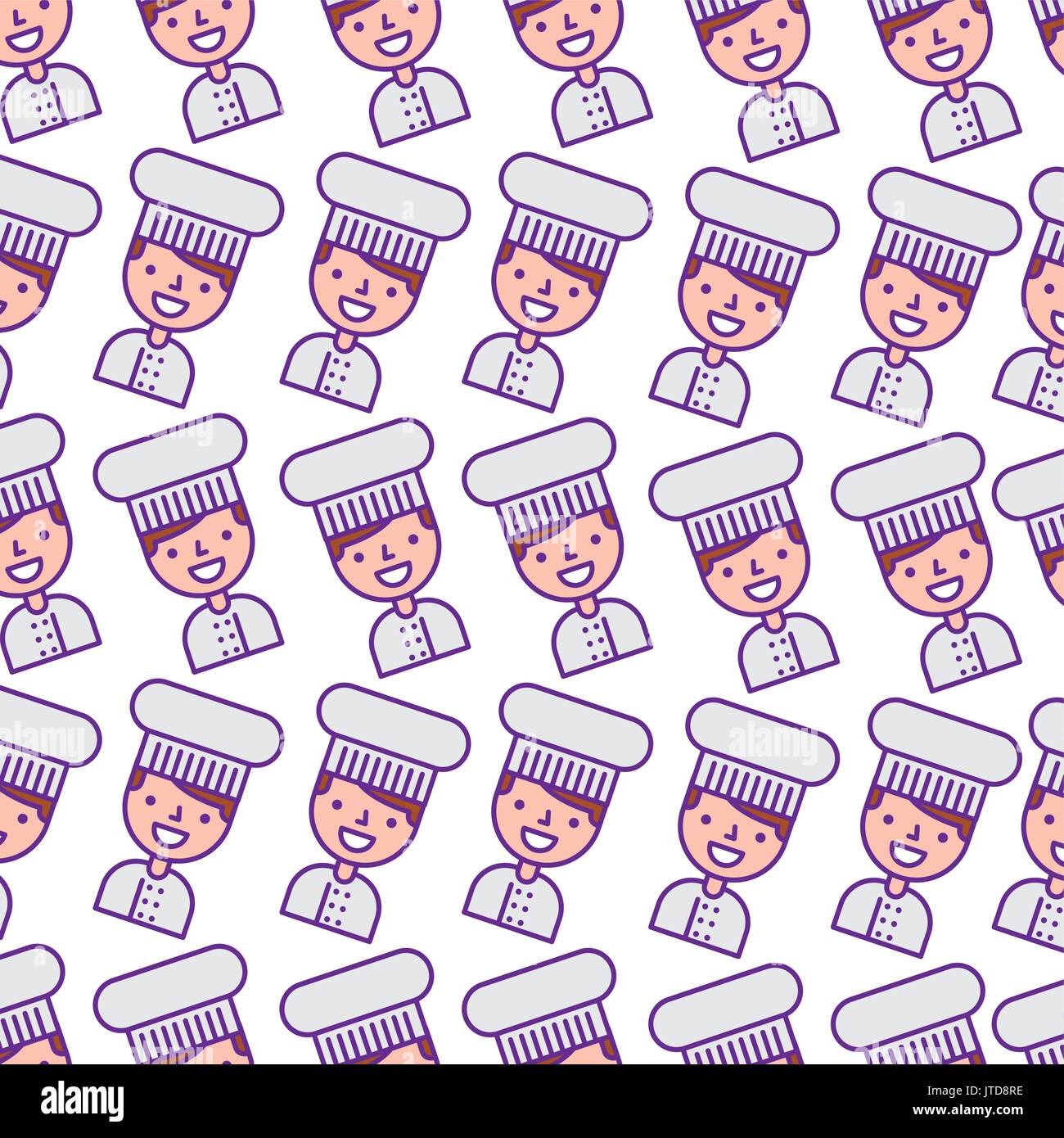 pattern chef avatar character Stock Vector Image & Art - Alamy