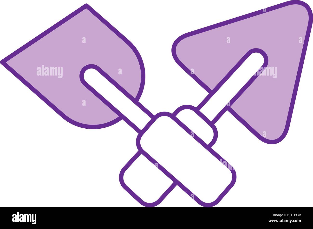 cross spatulas of construction icon Stock Vector Image & Art - Alamy