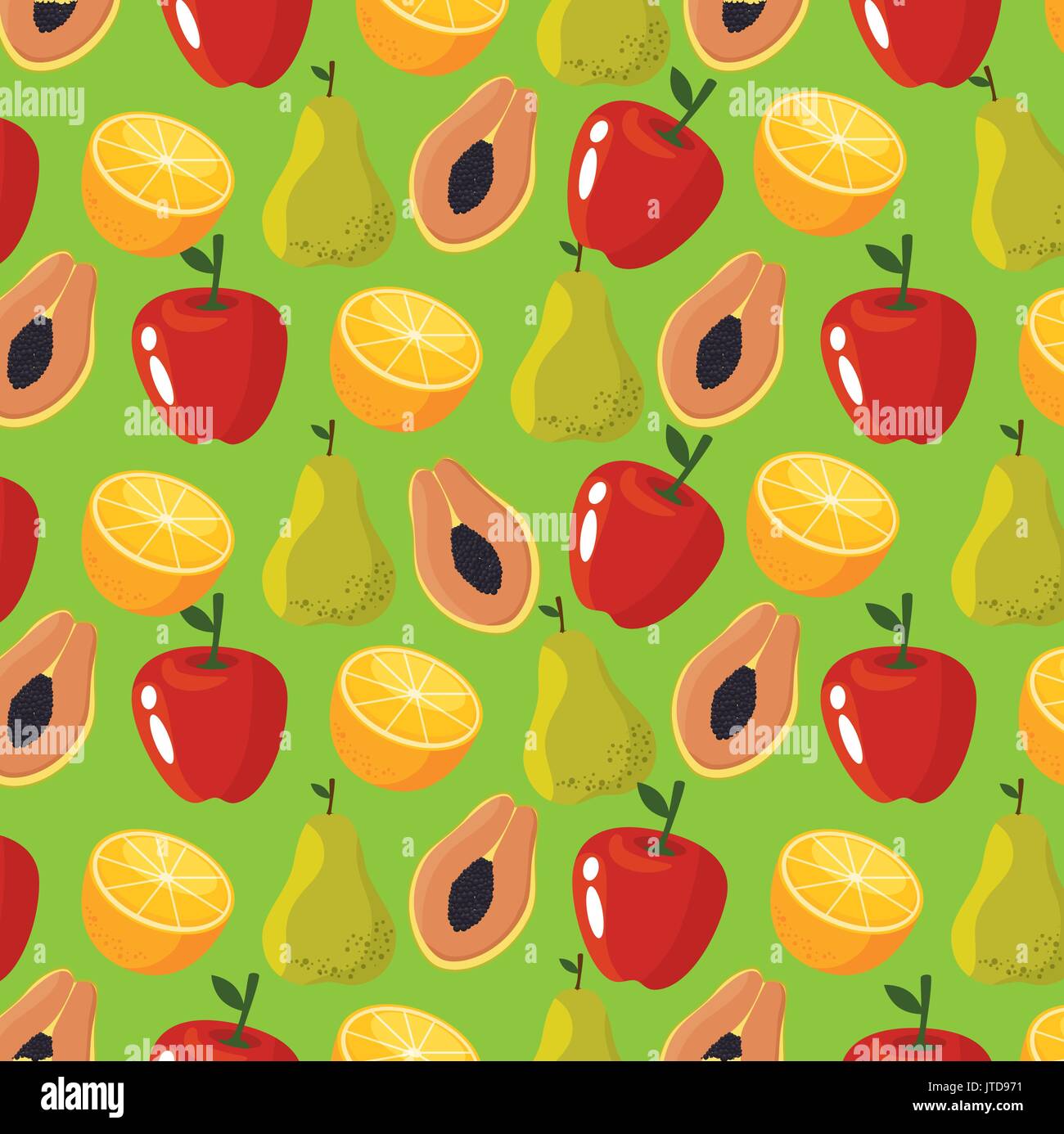 fresh organic fruit background vector illustration graphic design Stock ...