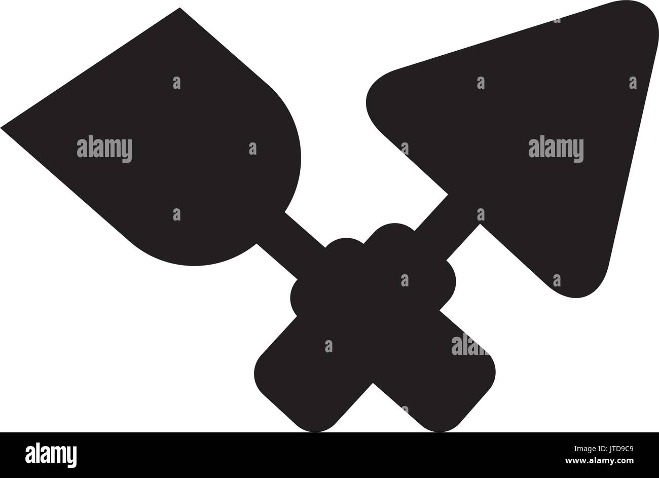 cross spatulas of construction icon Stock Vector Image & Art - Alamy