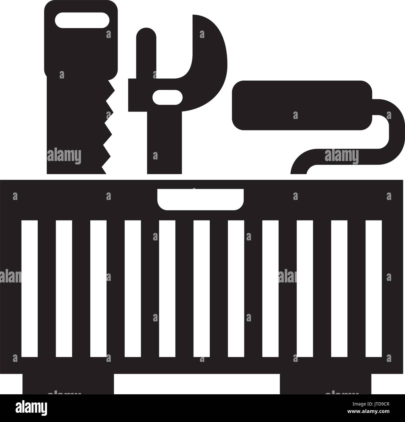 tool box with tools Stock Vector Image & Art - Alamy