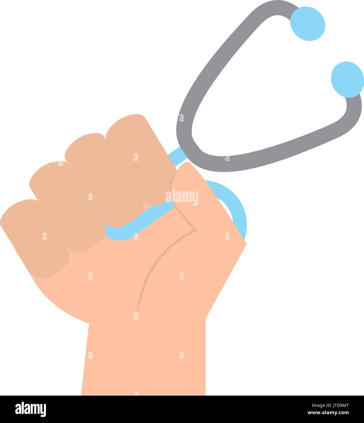 hand human with medical stethoscope Stock Vector Image & Art - Alamy