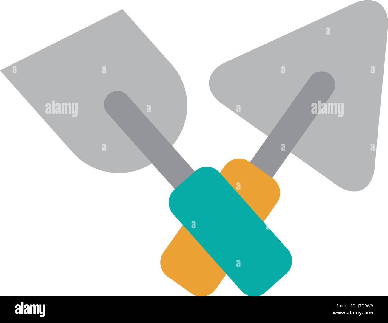cross spatulas of construction icon Stock Vector Image & Art - Alamy