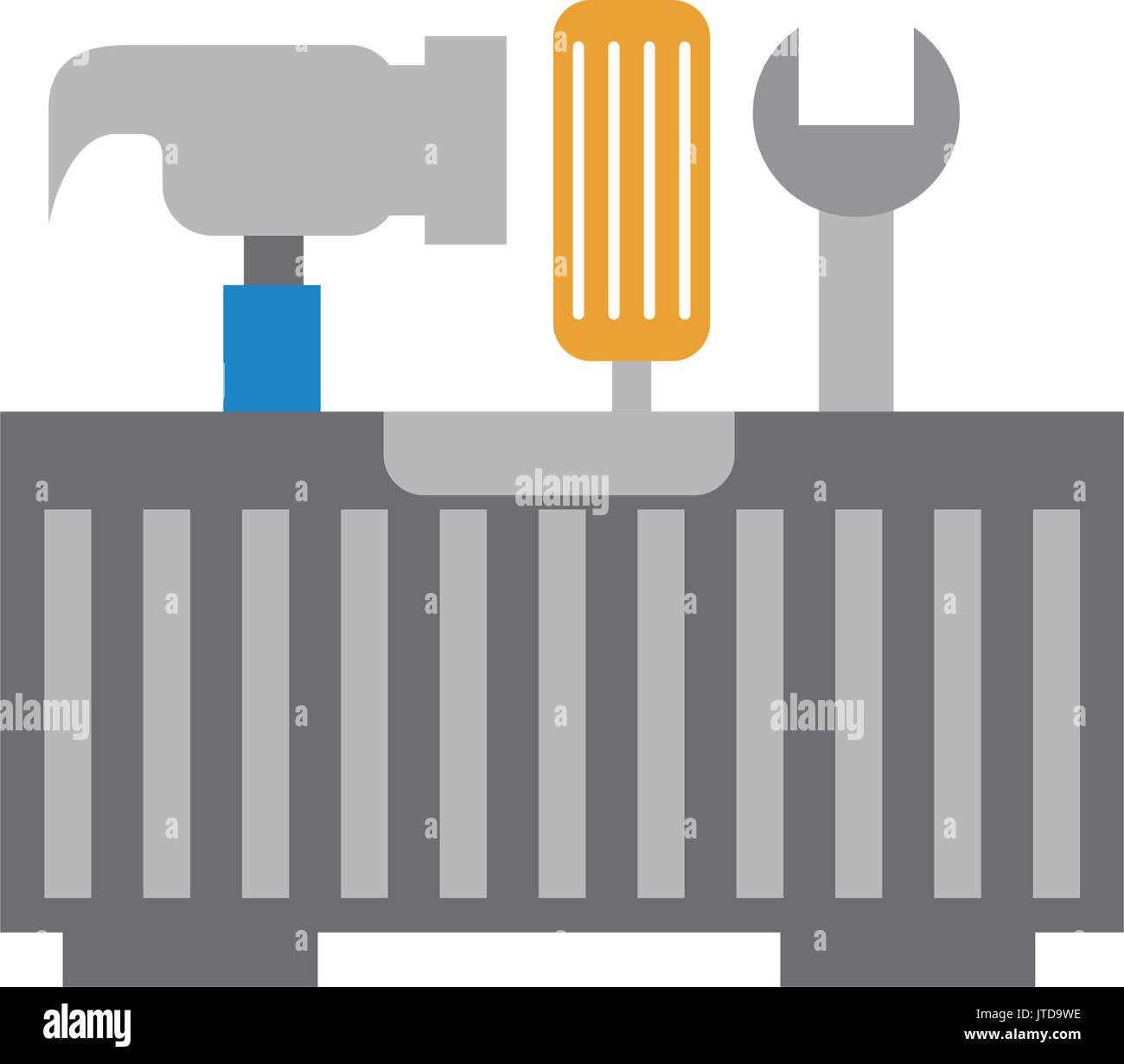 tool box with tools Stock Vector Image & Art - Alamy