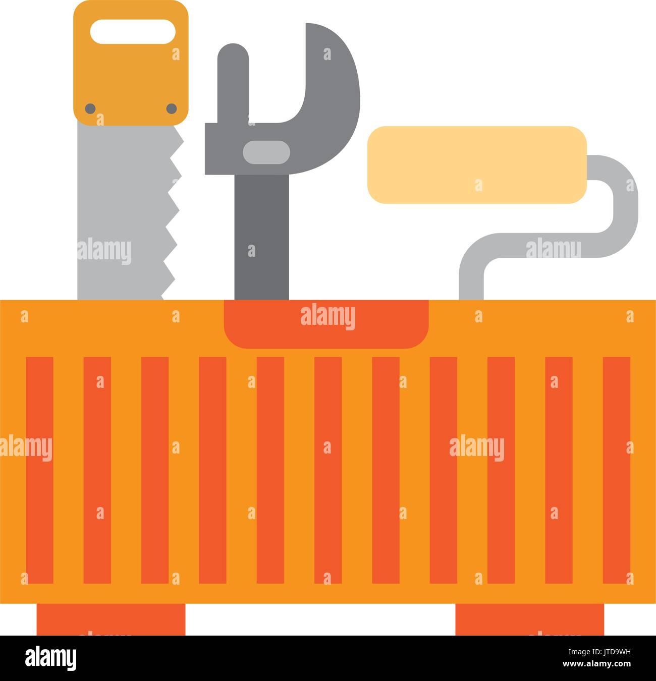 tool box with tools Stock Vector Image & Art - Alamy