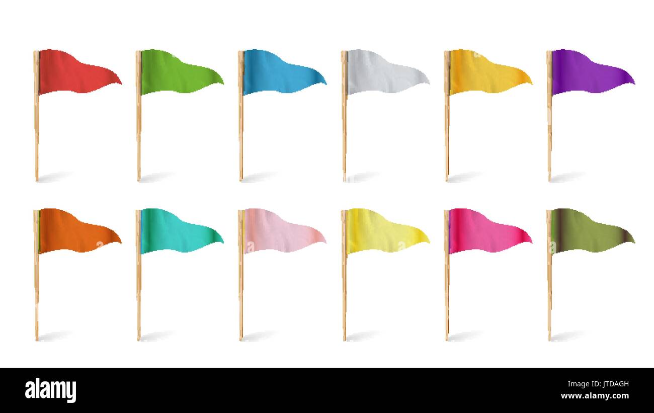 Location Flags Vector. Concept Of Explore Illustration Stock Vector ...