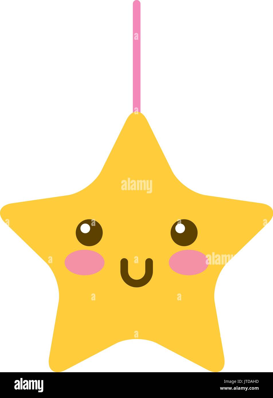 cute star kawaii character Stock Vector Image & Art - Alamy