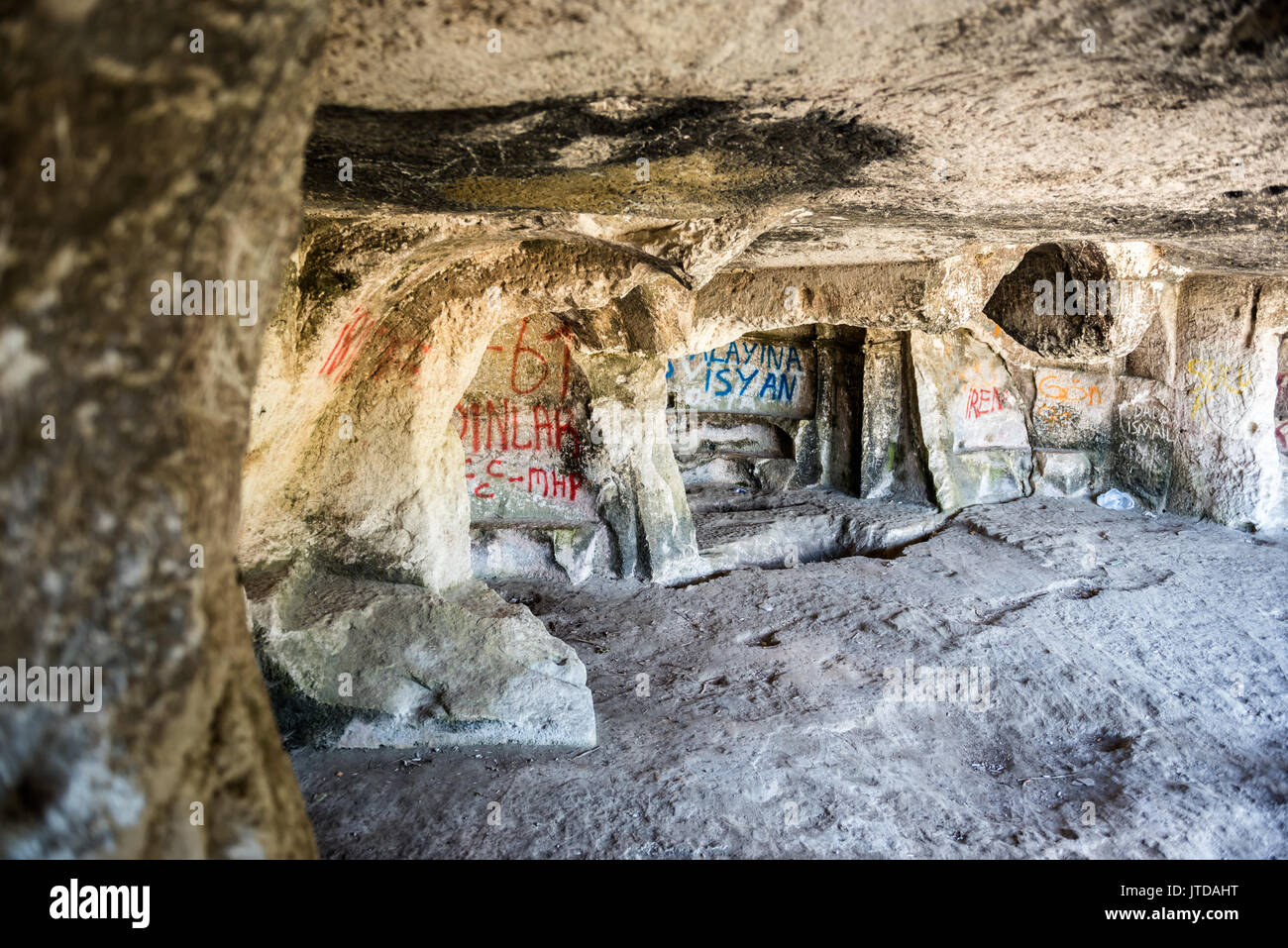 Inside of incegiz cave in Catalca,Istanbul,Turkey Stock Photo - Alamy